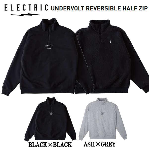 【ELECTRIC】エレクトリック 2024秋冬 UNDERVOLT REVERSIBLE HALF ZIP メンズ リバーシブル ハーフジップ