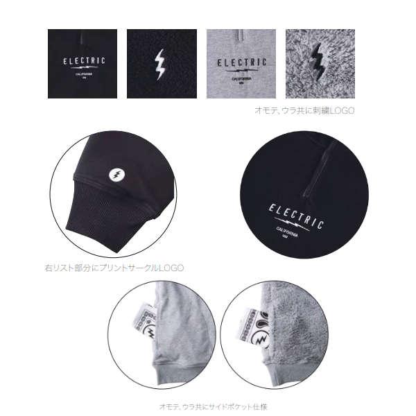 ELECTRIC】エレクトリック 2024秋冬 UNDERVOLT REVERSIBLE HALF ZIP