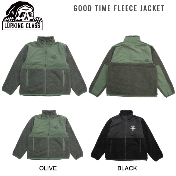 【LURKING CLASS】ラーキングクラス 2023秋冬 GOOD TIME FLEECE JACKET メンズ アウター フリースジャケット