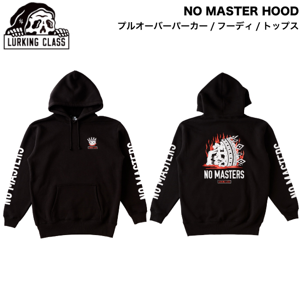 【LURKING CLASS】ラーキングクラス 2024秋冬 NO MASTER HOOD メンズ プルオーバー パーカー 長袖トップス ストリート