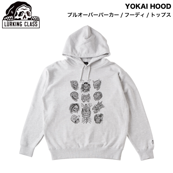 【LURKING CLASS】ラーキングクラス 2024秋冬 YOKAI HOOD メンズ プルオーバー パーカー 長袖トップス ストリート