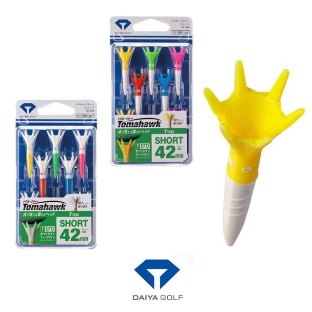 ダイヤゴルフ トマホークティー ショート TE-508 DAIYA GOLF ショートティー 42mm 7本入り アイアン FWの通販はau PAY マーケット - ゴルフショップ ウィザード ...