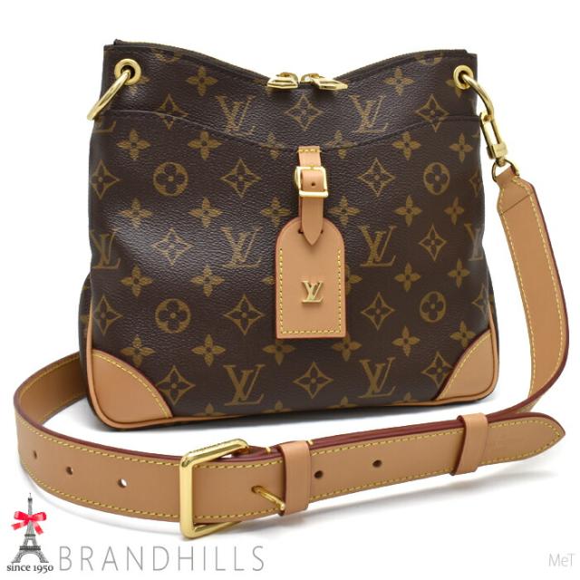 ルイヴィトン ショルダーバッグ オデオン NM PM モノグラム ナチュラル M45354 LOUIS VUITTON 極美品 【中古】