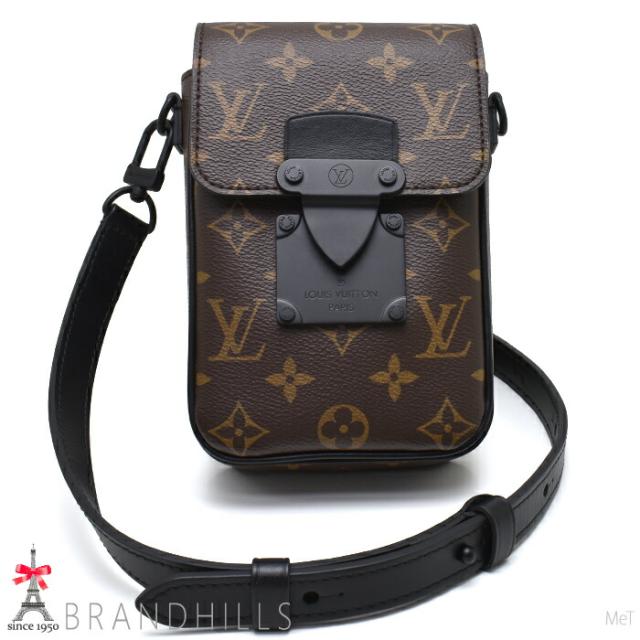 ルイヴィトン ショルダーバッグ Sロック ヴェルティカル ウェアラブル ウォレット モノグラム マカサー M81522 美品 【中古】