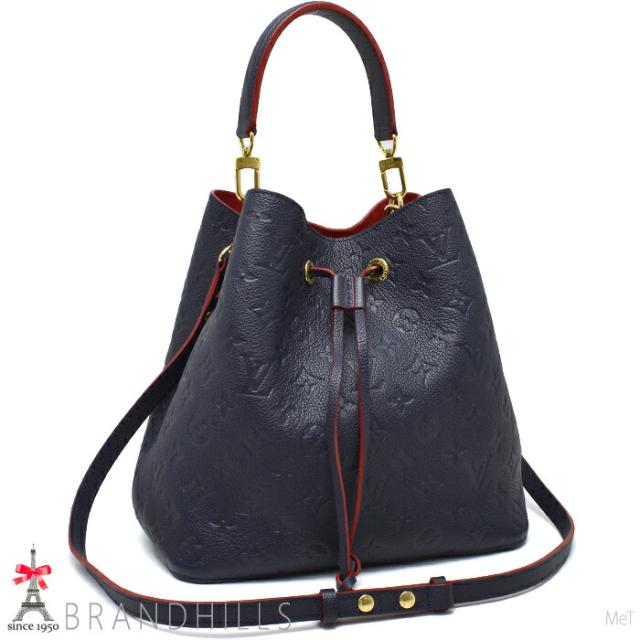 ルイヴィトン ショルダーバッグ ネオノエ モノグラム アンプラント マリーヌルージュ M45306 LOUIS VUITTON 美品 【中古】