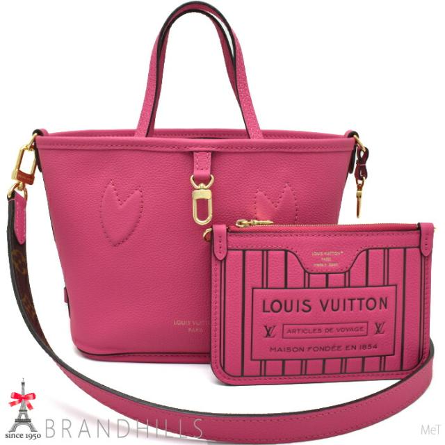 ルイヴィトン ネヴァーフル インサイドアウト BB モノグラム ローズ ポンディシェリ M12106 LOUIS VUITTON 美品 【中古】