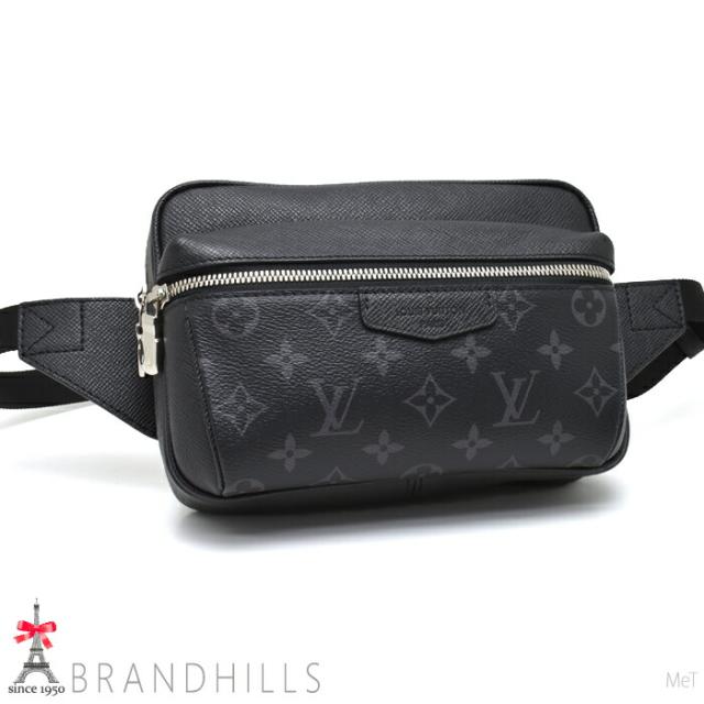 ルイヴィトン ボディバッグ メンズ バムバッグ アウトドア タイガラマ ノワール M30245 LOUIS VUITTON 極美品 【中古】