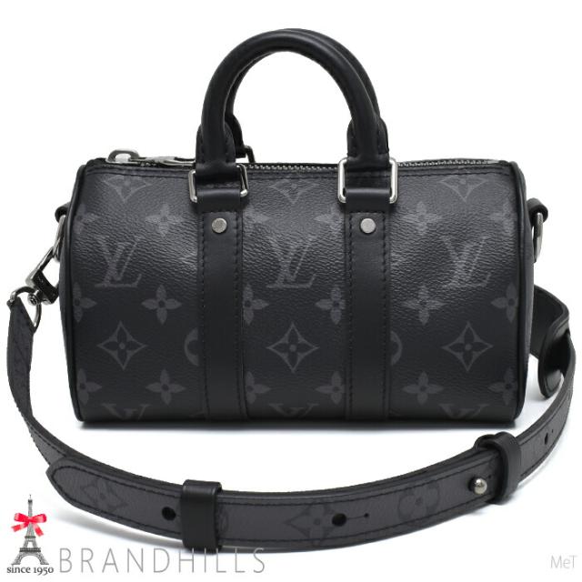 ルイヴィトン ショルダーバッグ メンズ キーポルXS モノグラム エクリプス リバース M45947 LOUIS VUITTON 極美品 【中古】