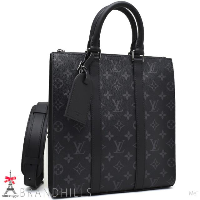 ルイヴィトン ショルダーバッグ サックプラ クロス モノグラム エクリプス 2WAY M46098 LOUIS VITTON ほぼ未使用 【中古】