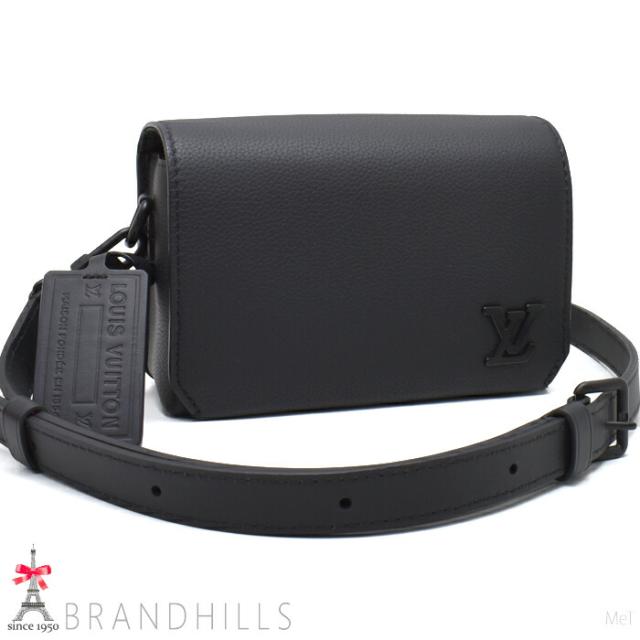 ルイヴィトン ファストライン ウェアラブル ウォレット アエログラム ブラック M82085 LOUIS VUITTON ほぼ未使用 【中古】