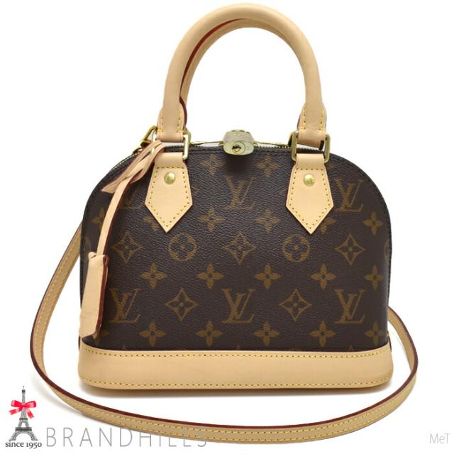 ルイヴィトン ハンドバッグ レディース アルマBB モノグラム 2WAY ショルダー M53152 LOUIS VUITTON 極美品 【中古】