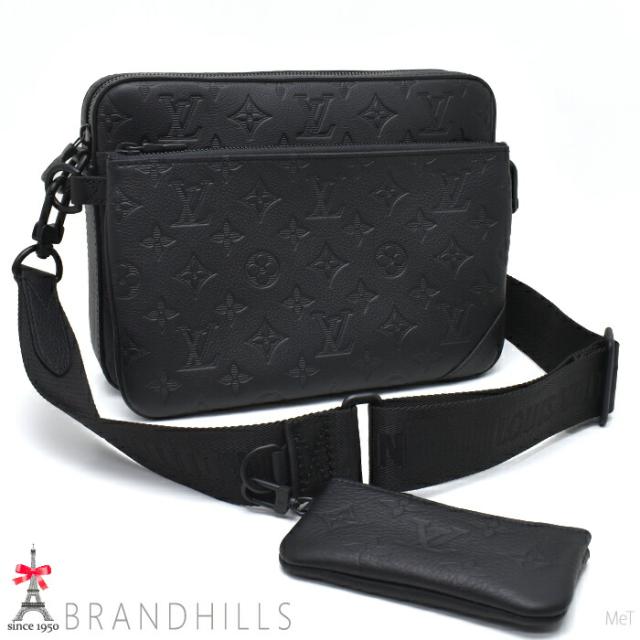 ルイヴィトン トリオ メッセンジャー モノグラム シャドウ ノワール M46602 LOUIS VUITTON 未使用新品 【中古】