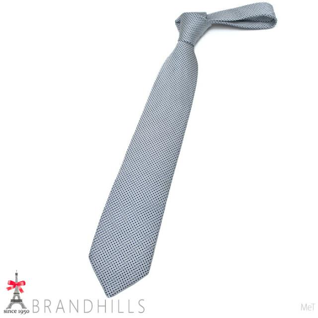 エルメス ネクタイ サントノーレ シルク100％ 剣先幅8cm 659148T HERMES ほぼ未使用 【中古】