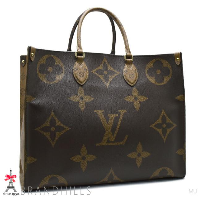 ルイヴィトン オンザゴーGM モノグラム ジャイアント リバース 2WAYバッグ M44576 LOUIS VUITTON 極美品 【中古】