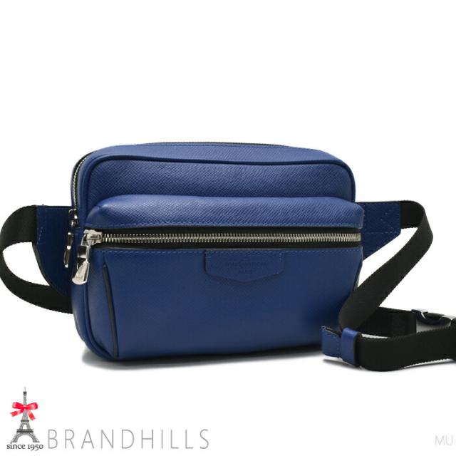 ルイヴィトン ボディバッグ メンズ バムバッグ アウトドア タイガ コバルト M33455 LOUIS VUITTON 極美品 【中古】
