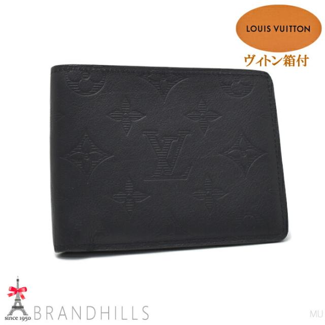 ルイヴィトン 財布 ポルトフォイユ ミュルティプル モノグラム シャドウ 札入れ M62901 LOUIS VUITTON ほぼ未使用 【中古】