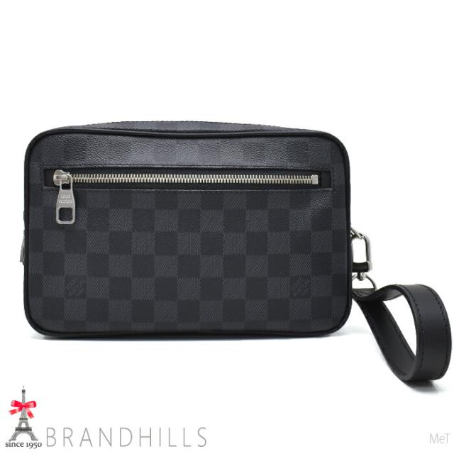 ルイヴィトン セカンドバッグ メンズ ポシェット カサイ ダミエ グラフィット N41664 LOUIS VUITTON 未使用品 【中古】