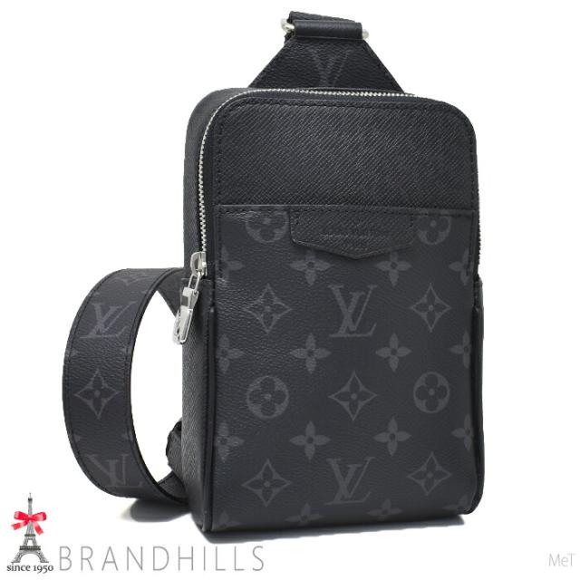 ルイヴィトン ボディバッグ メンズ アウトドア スリングバッグ タイガラマ ノワール M30741 LOUIS VUITTON ほぼ未使用 【中古】