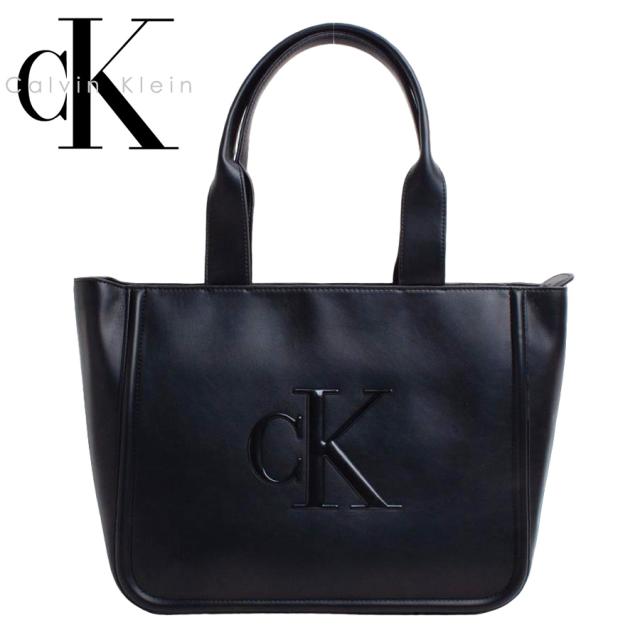 カルバンクライン   トートバッグ レディース A4対応 ミディアムサイズ 通勤 通学 ロゴ ショルダー LV04F3218G UB1 ラッピング不可