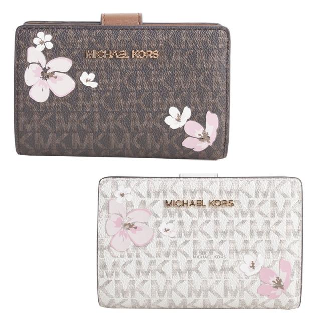 マイケルコース MICHAEL KORS 二つ折り財布 ビルフォールド MKシグネチャー ウォレット レディース 35s4gtvf8i