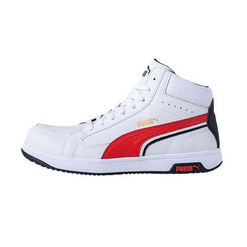 安全靴 プーマ PUMA HERITAGE AIRTWIST 2.0 MID PU MODEL H&L 63.204.0 25.0〜28.0cm マジック ホワイト 樹脂先芯 (w06006)