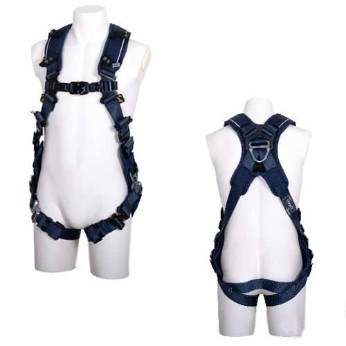 藤井電工 ZERO-Gハーネス 新規格 フルハーネス型 ゼロジーハーネス ハーネス本体のみ 背当てパッド付き Mサイズ TH-520H-OT-BL-M-MG(w06455)