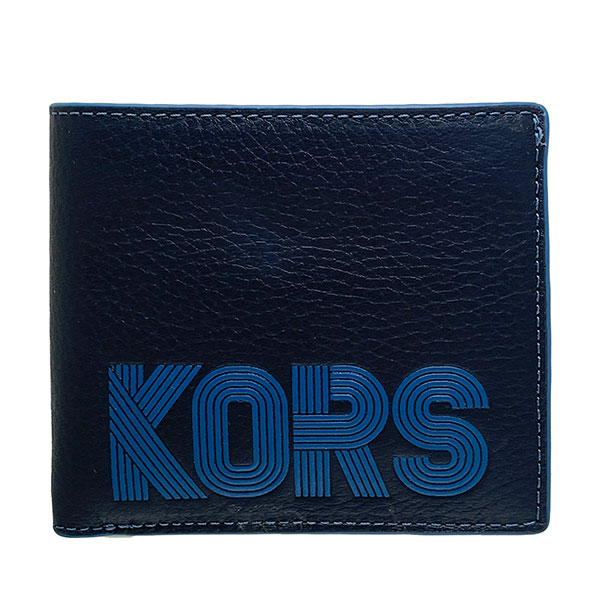 マイケルコース MICHAELKORS 小物 財布 二つ折り財布 レディース メンズ アウトレット レザー 36H1LCOF1X BLUE レディース メンズ WWW MMM