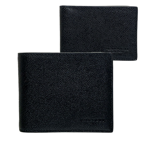 コーチ COACH 二つ折り財布 メンズ アウトレット レザー C6331 BLK コーチ COACH メンズ MMMの通販はau PAY ...