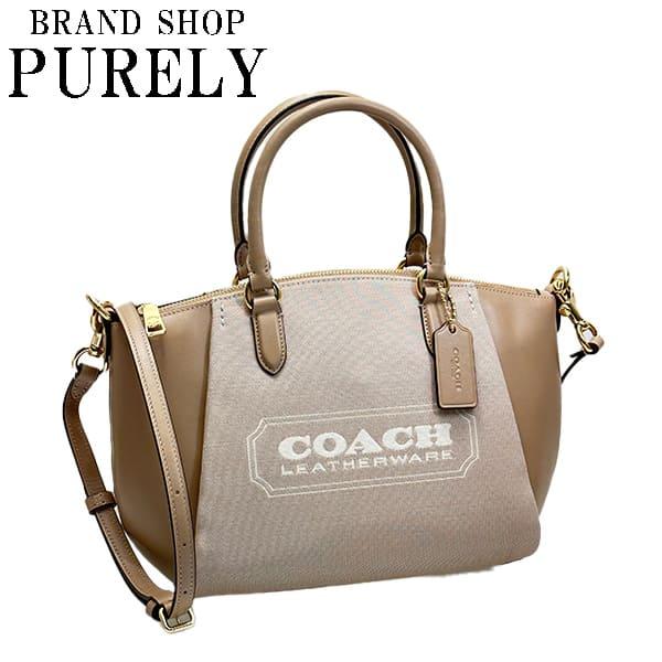 コーチ バッグ レディース COACH ハンドバッグ コーチ バッジ エリス サッチェル C9079 GDU1J チョーク×トープ コーチ バッグ レディース COACH ハンドバッグ コーチ バッジ エリス