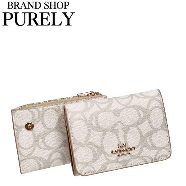 国内発送 コーチ 財布 レディース COACH カードケース スケッチ シグネチャー カード ホルダー ウォレット CBO80 IMIVO アイボリー