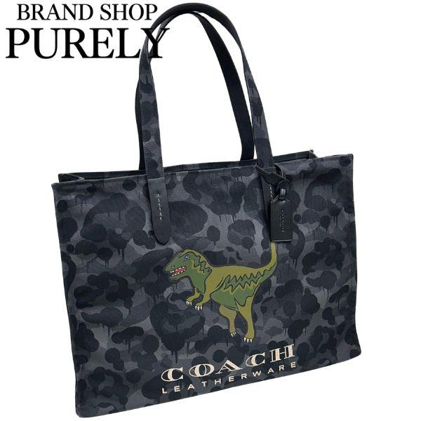 国内発送 コーチ バッグ メンズ COACH トートバッグ レキシー カモ プリント トート バッグ CCD11 A5F チャコールマルチ