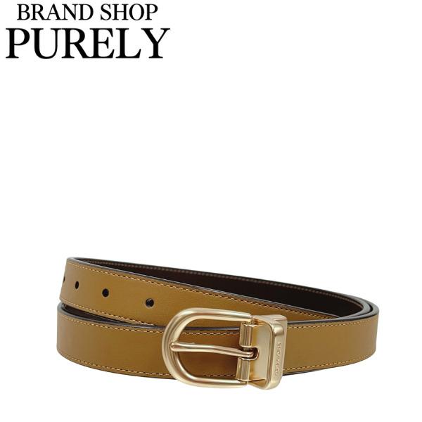コーチ ベルト レディース COACH 小物 25MM クラシック バックル カット トゥ サイズ リバーシブル ベルト CF269 IMXVP ハニーブラウン×メイプル
