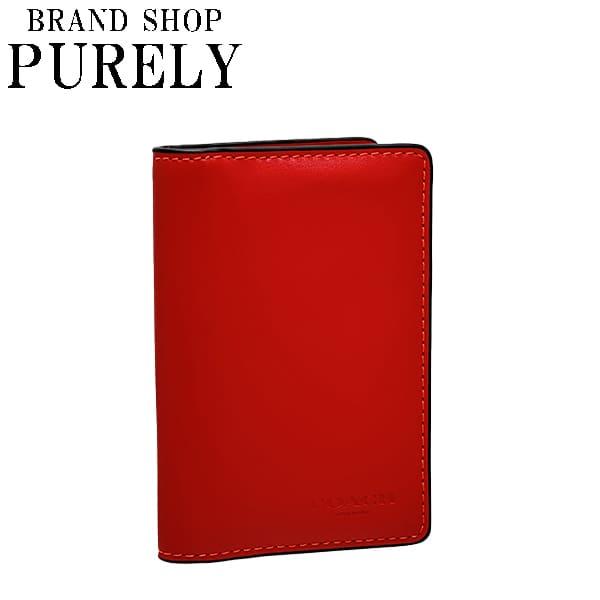 コーチ 財布 メンズ COACH 折り財布 レザー ID ウォレット カードケース CJ728 QBRCK ブライトポピー