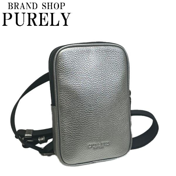 コーチ バッグ メンズ COACH ショルダーバッグ レザー エイデン クロスボディ CO917 QBWFX メタリックアッシュ