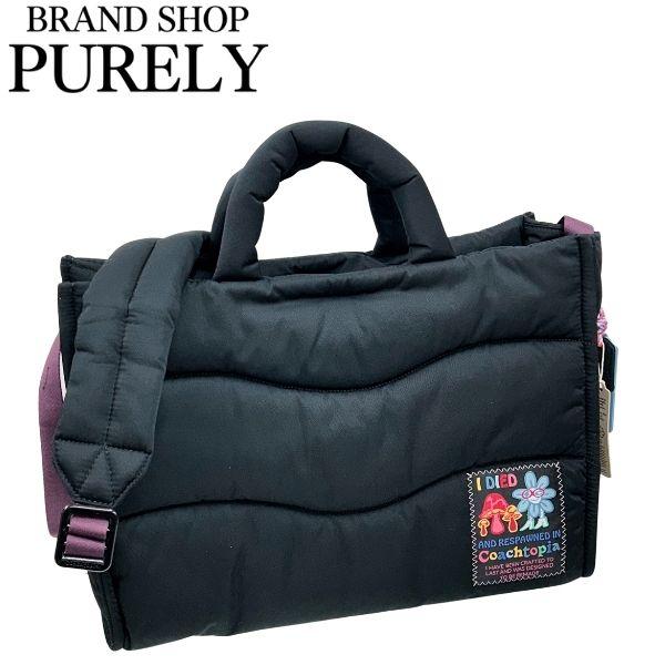 コーチ バッグ レディース メンズ COACH トートバッグ 2WAY コーチトピア ループ トート CQ057 BLK ブラック