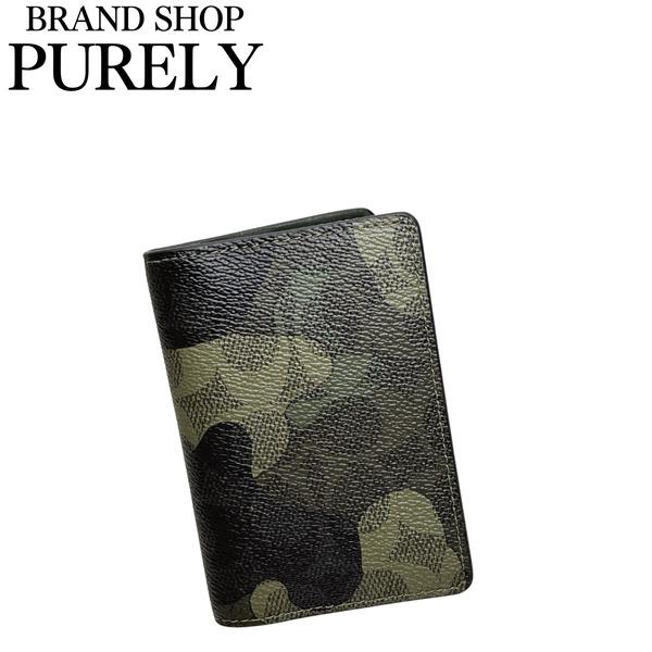 コーチ 財布 メンズ COACH 折り財布 カモ プリント シグネチャー ID ウォレット カードケース CW216 SAK ダークシャムロック