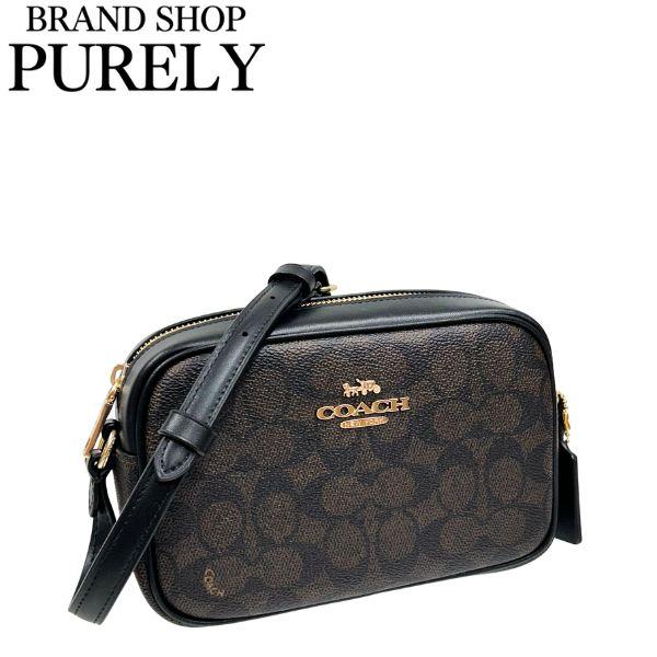 コーチ バッグ レディース COACH ショルダーバッグ シグネチャー ミニ ジェイミー カメラ バッグ CY752 IMXAQ ウォルナット×ブラック