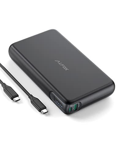 モバイルバッテリー PSE認証済み Alfox モバイルバッテリー 30000mAh 100W【大容量 急速充電 USB-A+USB-C/2台 ...