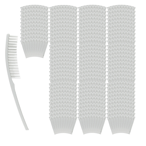 【あす着】【ホテルアメニティ】【使い捨てヘアブラシ】【個包装タイプ】業務用 ストレートスリムスケルトンブラシ (STRAIGHT SLIM BRUSH) x1000個セット 【送料無料】