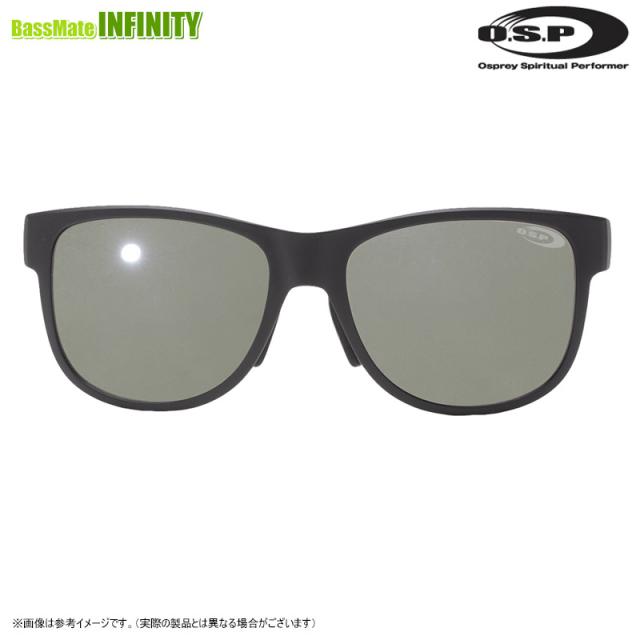 【在庫限定30％OFF】OSP×TORHINO トライノ　マンバ マットブラック 偏光サングラス（シューターグリーン シルバーミラー）