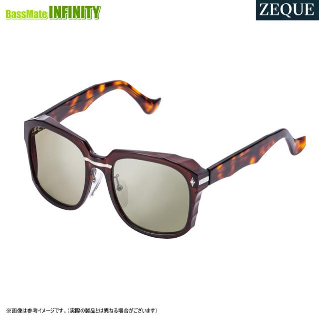 ●ゼクー Zeque　リンクス F-2102 ブラウン/ブラウンデミ(トゥルービュースポーツ/シルバーミラー)