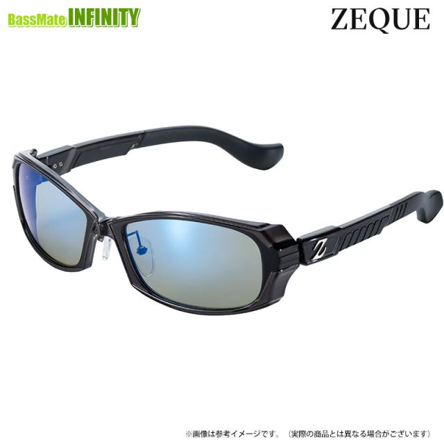 ●ゼクー Zeque　DD ディーディー F-2165 グロスブラック(トゥルービュースポーツ/ブルーミラー)
