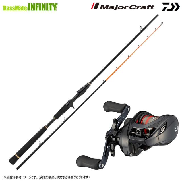 【PE3.5号糸付き】【船タコ入門セット】●メジャークラフト　グランシップ 1G GR1TACO-175M/GS＋ダイワ　PR 100 3.5号糸付 (右ハンドル)