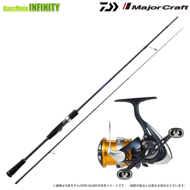 【ティップラン入門セット】●メジャークラフト　25 ソルパラ ティップラン SPJTE-S632L スピニングモデル＋ダイワ　24 レブロス LT2500S-DH