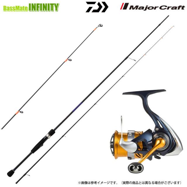 【メバル入門セット】●メジャークラフト　NEW 25 ソルパラ SPRF-S732L ロックフィッシュ＋ダイワ　24 レブロス LT2000S-XH