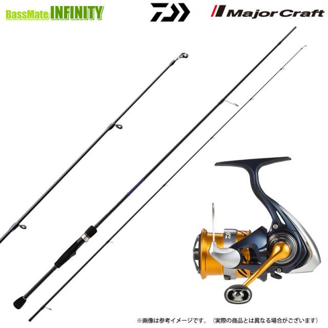 【メバル入門セット】●メジャークラフト　NEW 25 ソルパラ SPRF-T732L ロックフィッシュ＋ダイワ　24 レブロス LT2000S-XH