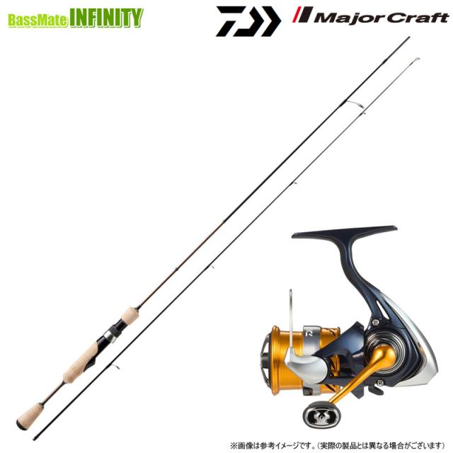 【エリアトラウト(管理釣り場)入門セット】●メジャークラフト　トラパラ TXA-562SUL エリアモデル＋ダイワ　24 レブロス LT2000S