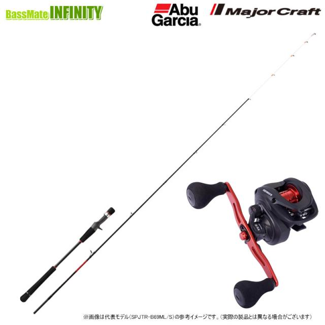 【タイラバ入門セット】●メジャークラフト　25 ソルパラ タイラバモデル SPJTR-B69ML/S＋アブガルシア Abu　レッドマックス船 (右ハンドル)