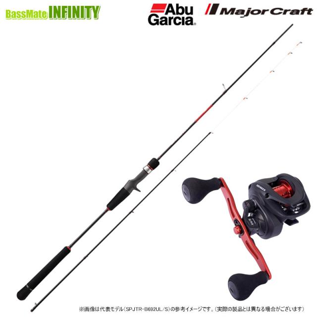【タイラバ入門セット】●メジャークラフト　25 ソルパラ タイラバモデル SPJTR-B692L/S＋アブガルシア Abu　レッドマックス船 (右ハンドル)