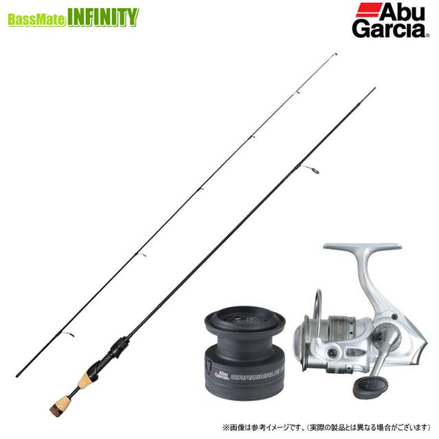【エリアトラウト(管理釣り場)入門セット】●アブガルシア Abu　マスビート4 MBES-612XUL (スピニングモデル)＋アブガルシア Abu　カーディナル3 SX 2000S スペアスプール付